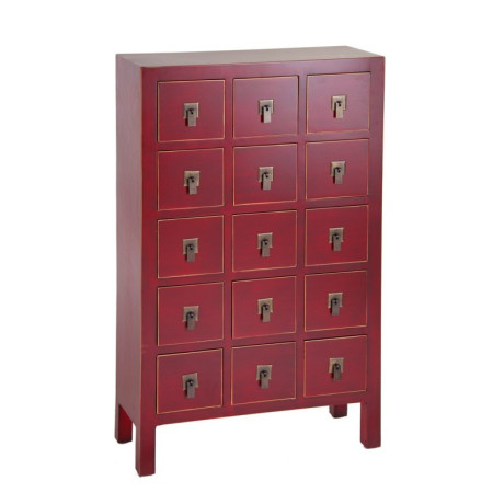 Armoire Rouge Meuble Chinois PEKIN - Univers de la Chambre Couleur ...